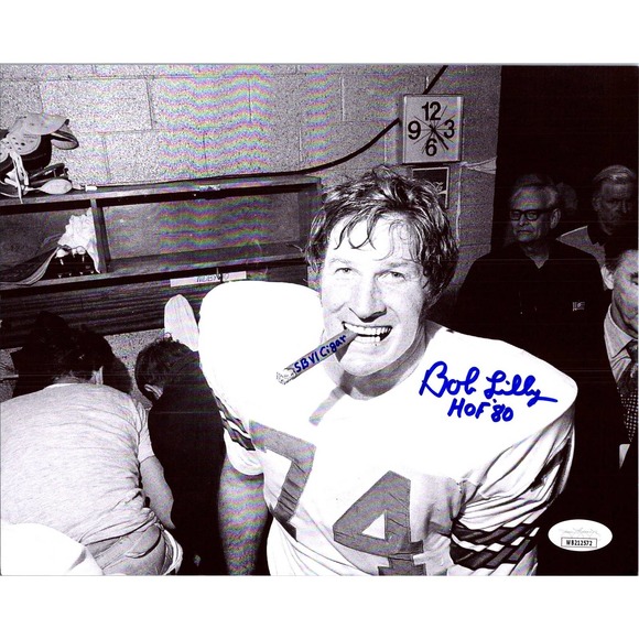 NFL | Other | Bob Lilly Signed 8x Photo Dallas Cowboys Jsa Certified ...